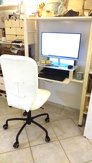 quick and easy computer station | junk4joy